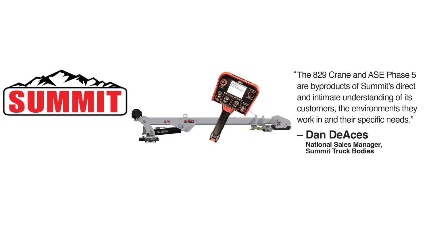 Summit Unveils New 829 Hydraulic Crane and Next-Generation ASE Phase 5 ...
