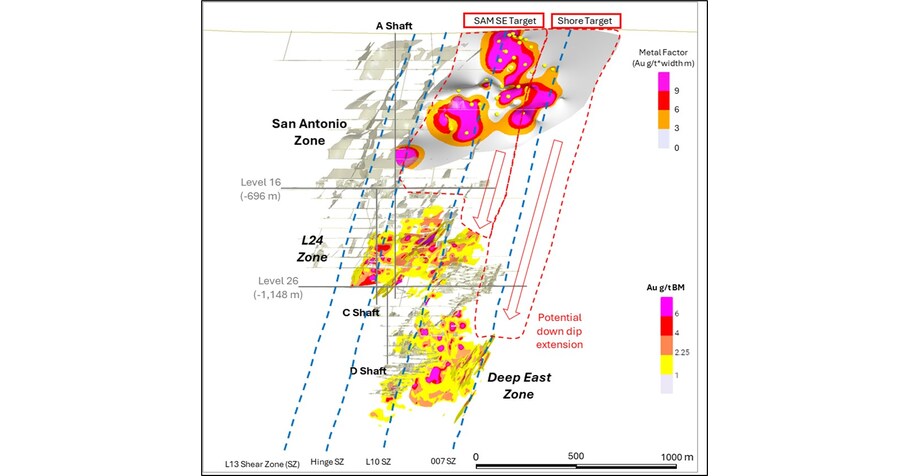 1911 Gold Intersects 12.69 g/t Au over 2.40 m on SAM Southeast and Discovers New Zone at True ...