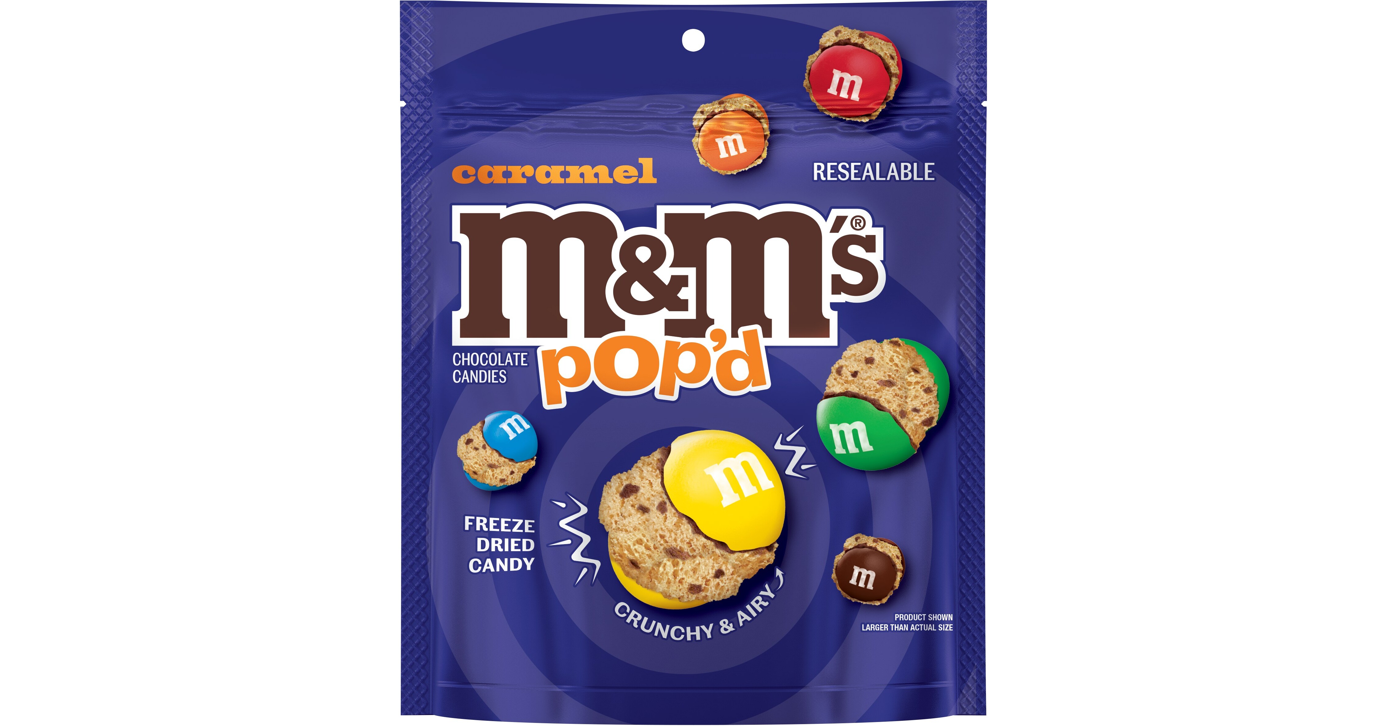 M&M'S® Pops with Brand's First-Ever Freeze-Dried Candy, M&M'S POP'd Caramel