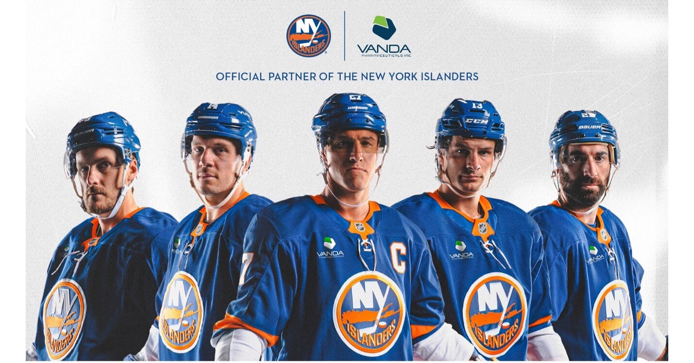 New York Islanders Name Vanda Pharmaceuticals as Team's Jersey Patch ...