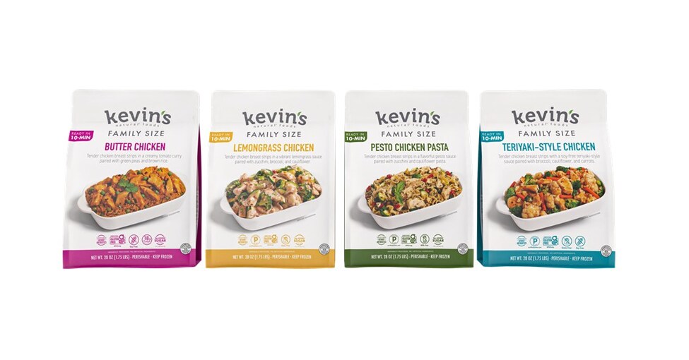 Kevin's Natural Foods Cleans Up the Freezer Aisle with New Family-Size ...