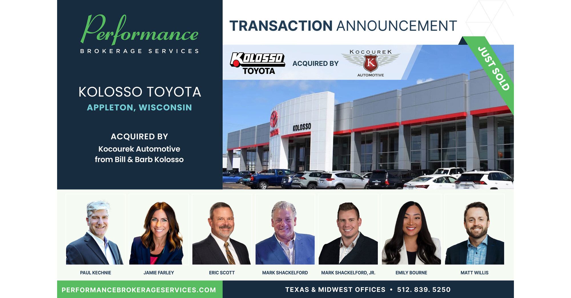 Performance Brokerage Services Advises on the Sale of Kolosso Toyota in ...