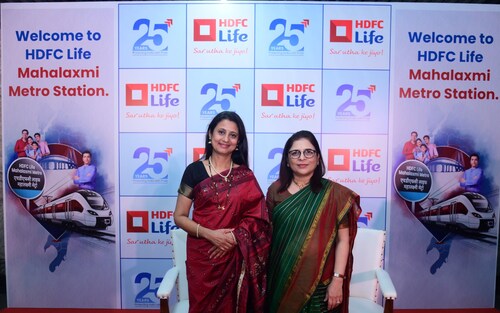 HDFC Life Celebrates 25 Years of Trust with Branding of Mahalaxmi Metro ...