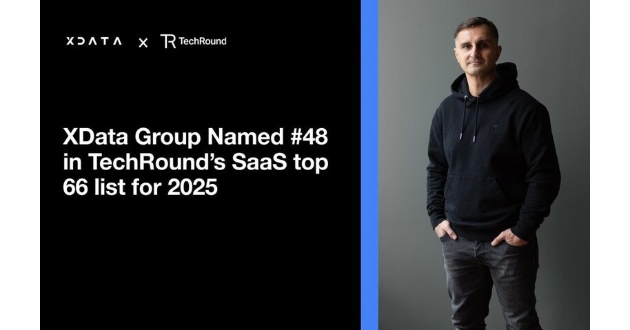 XData Group Named Among the Top 66 SaaS Innovators in TechRound's 2025 List