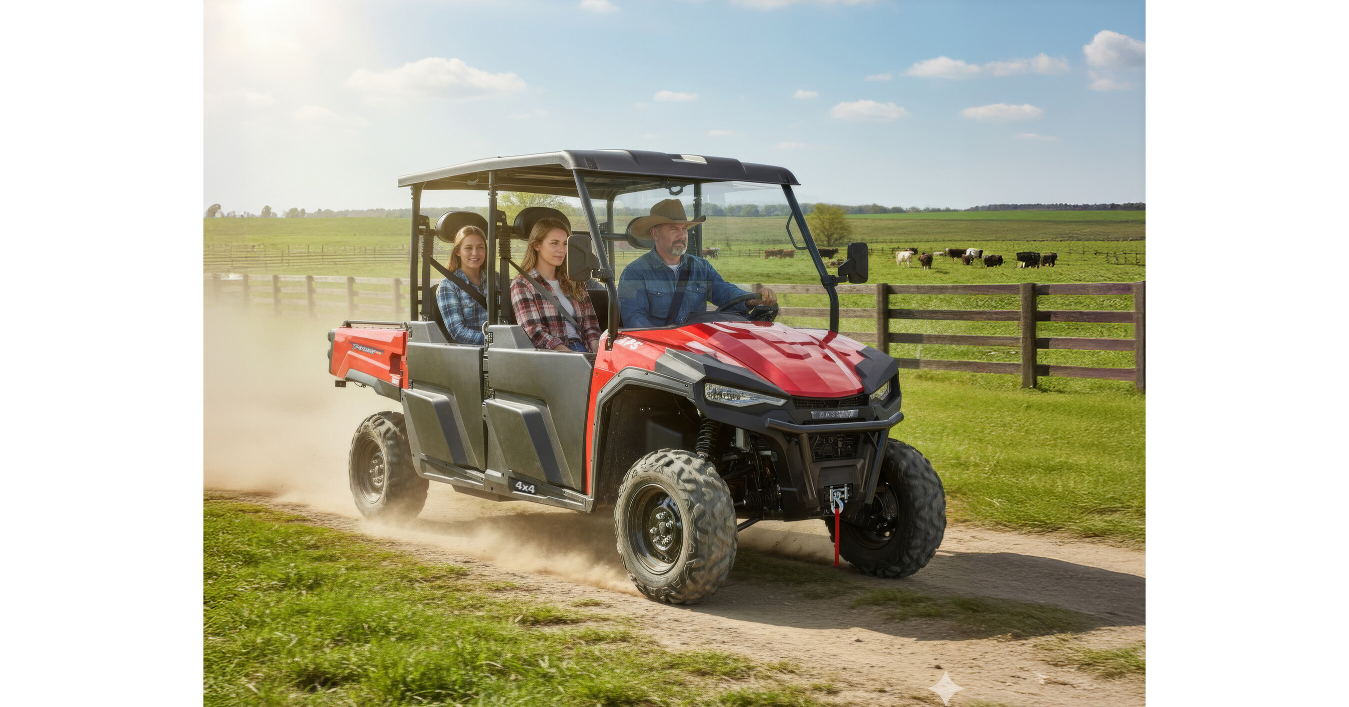 Massimo Group Expands UTV Lineup with New Buck 450 and T-Boss 900L Crew ...