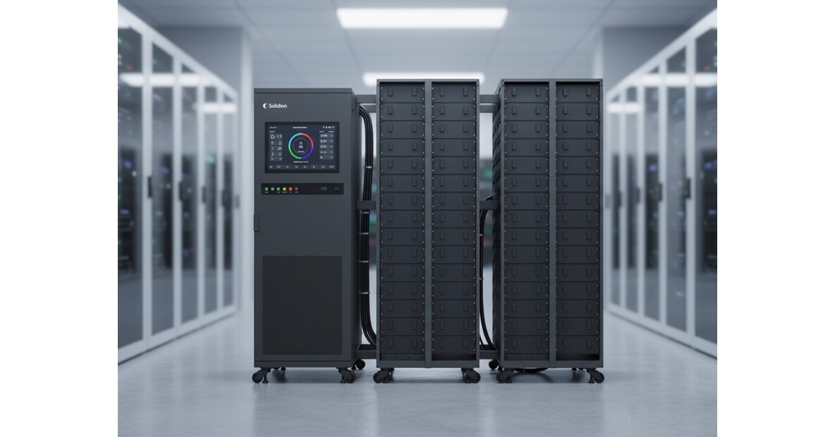 Solidion Technology Unveils Advanced UPS Battery System Tailored for AI ...