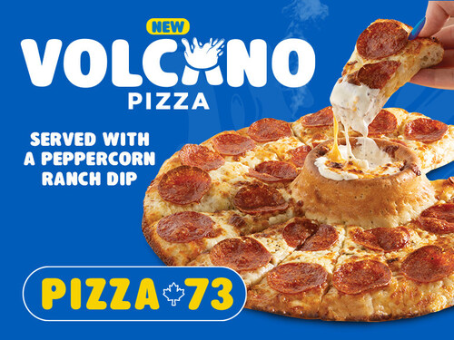 Pizza 73's New Volcano Pizza Ignites Alberta's Appetite!