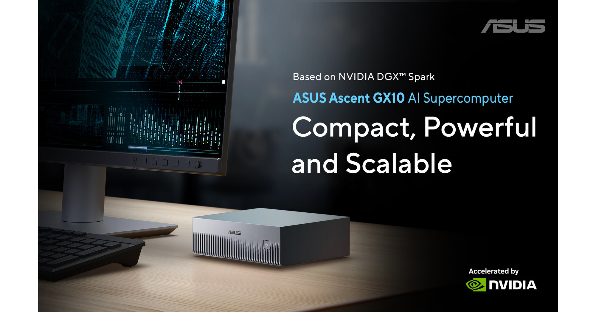 ASUS Announces Availability of ASUS Ascent GX10 Personal AI Supercomputer