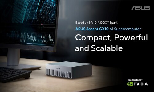ASUS Announces Availability of Ascent GX10 Personal AI Supercomputer