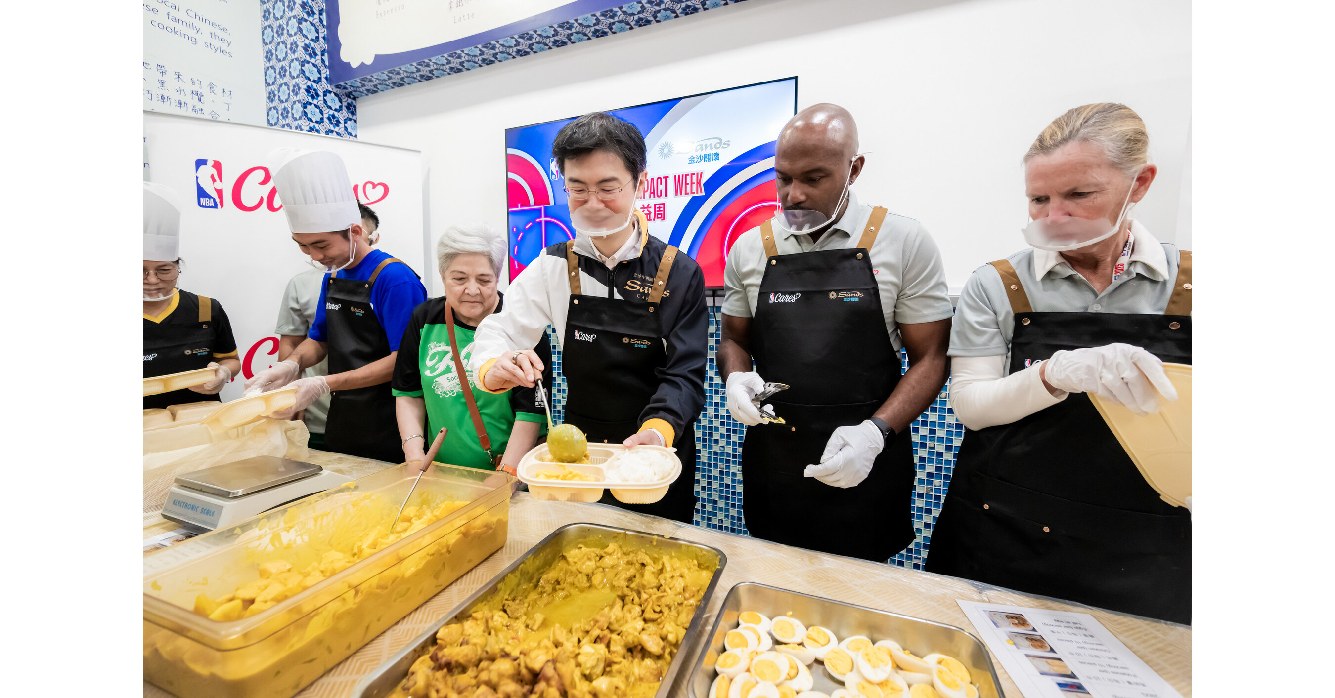 'NBA Cares x Sands Cares Community Impact Week' a Success