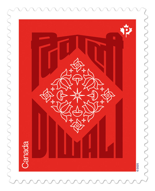 Canada Post unveils stamp featuring traditional Rangoli pattern to ...