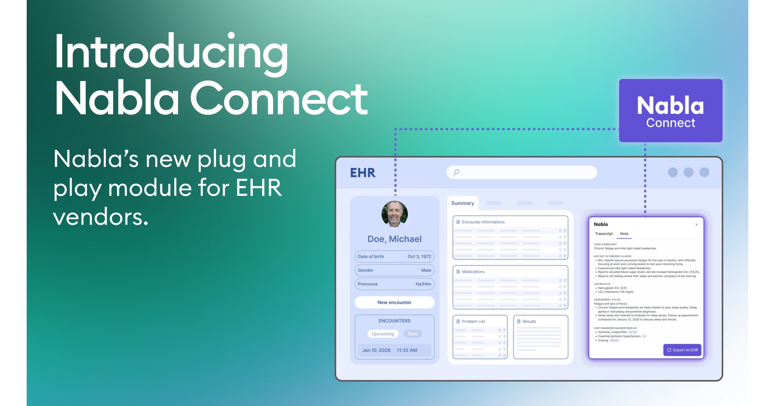 Nabla Launches Nabla Connect, a Plug-and-Play Ambient AI Module for Any EHR