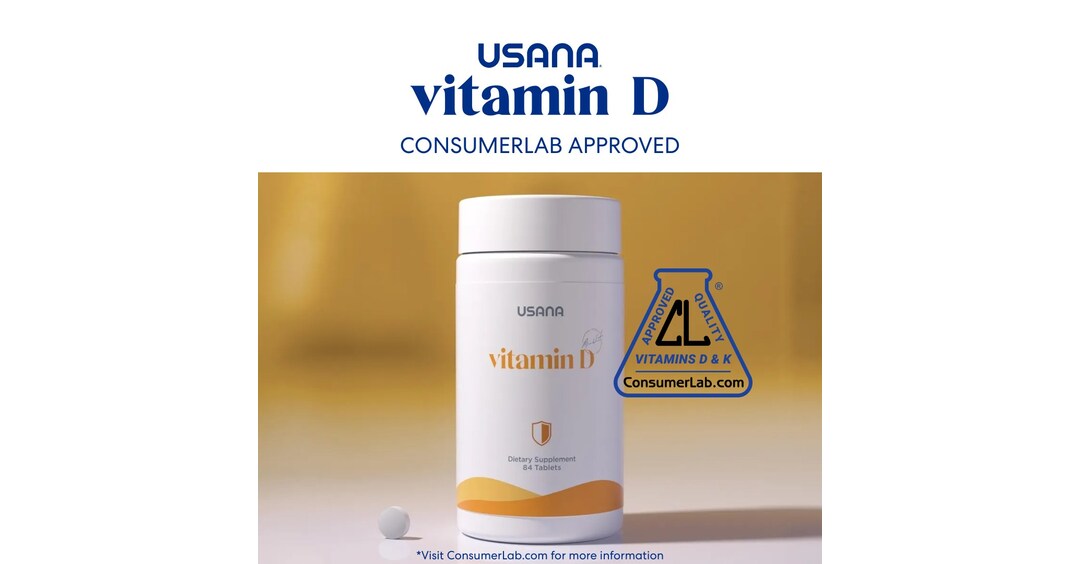 USANA's Vitamin D Supplement Shines Bright with ConsumerLab.com Seal of ...