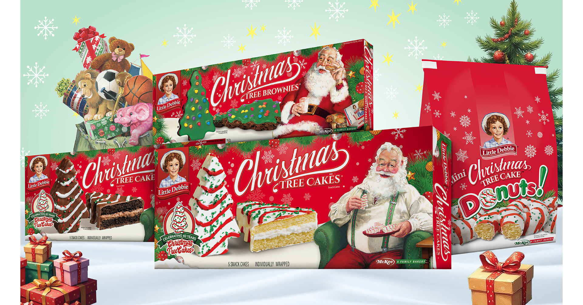 Little Debbie® Celebrates 40 Years of Holiday Cheer with the Iconic ...