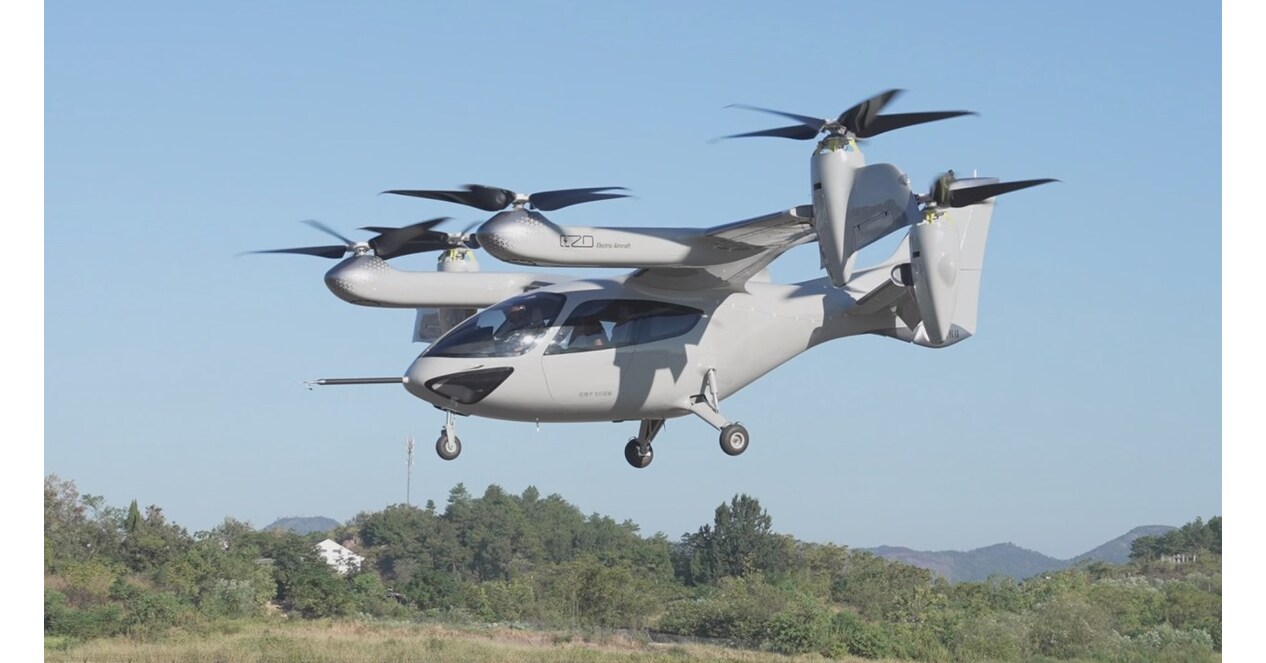 Major Milestone: TCab Tech's E20 eVTOL Successfully Completes Manned ...