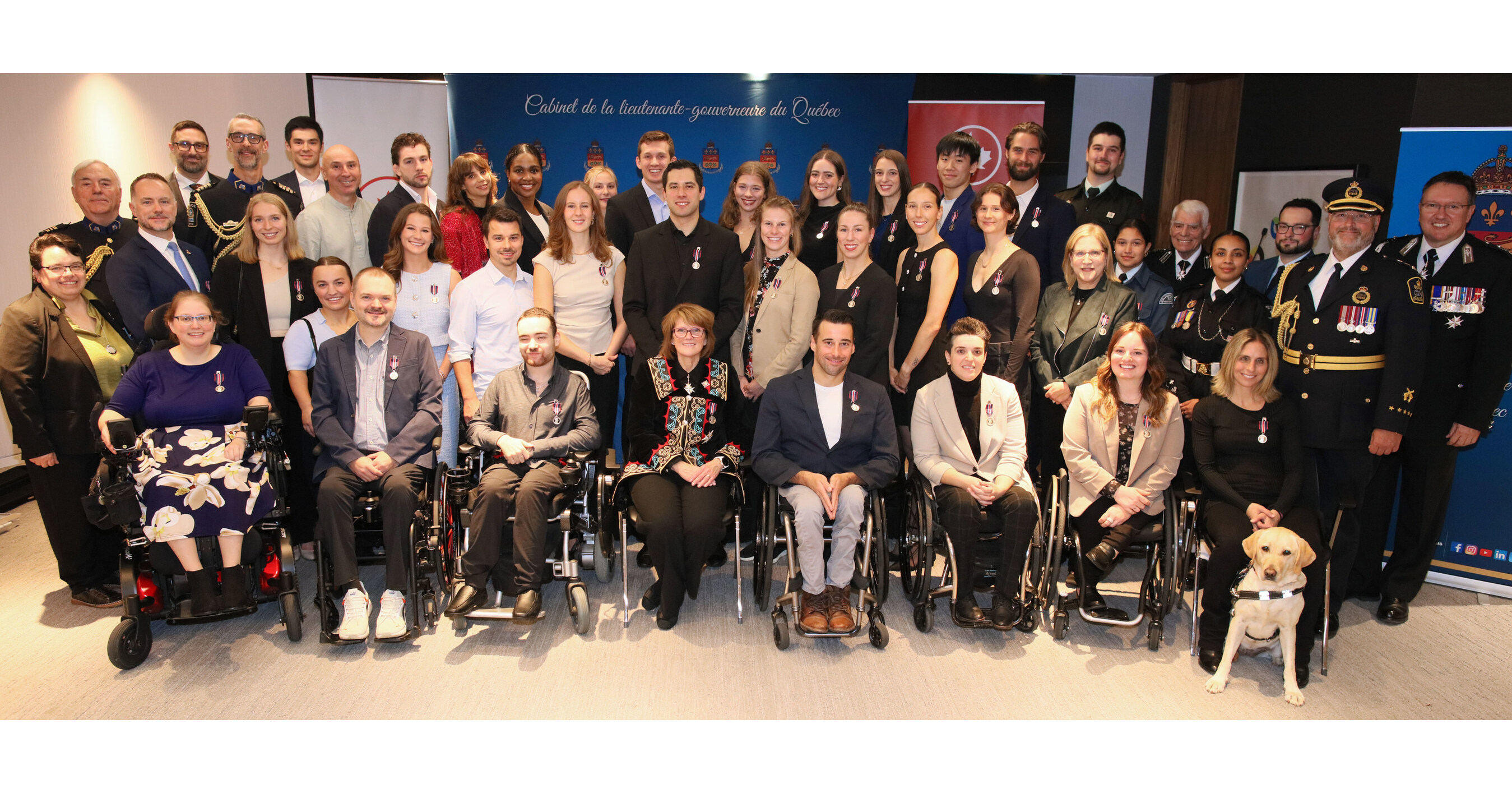 The Lieutenant Governor of Quebec honours Olympic athletes for their ...