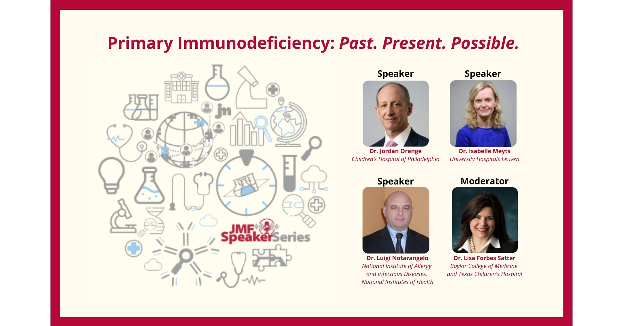 Jeffrey Modell Foundation Launches Global Speaker Series
