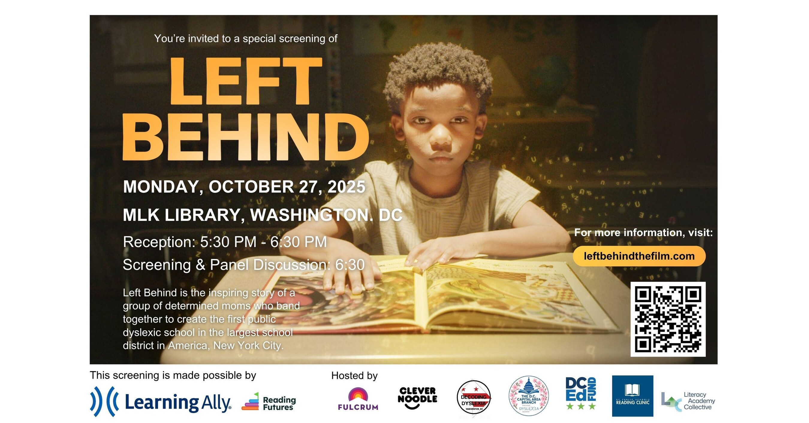 Learning Ally Co-Sponsors Washington, D.C. Screening of Left Behind ...