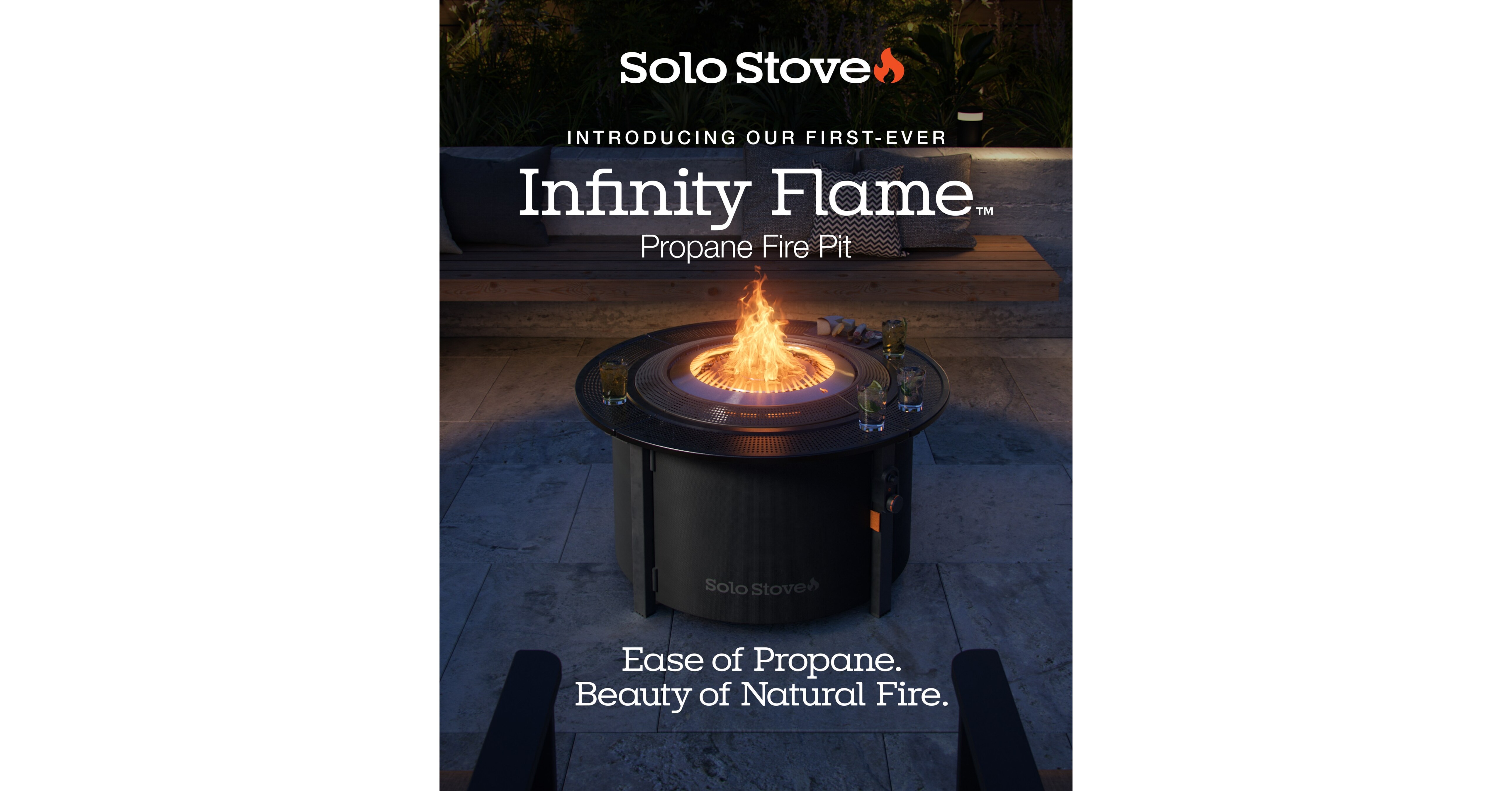 Introducing the all-new Solo Stove Infinity Flame™ Propane Fire Pit