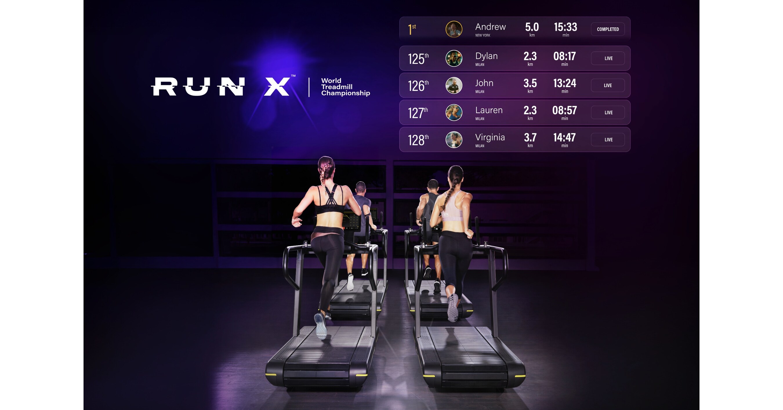Technogym und World Athletics präsentieren RUN X™, die erste ...