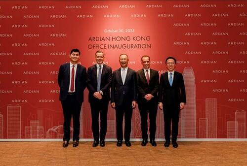 Ardian expands presence in Asia with opening of new Hong Kong office