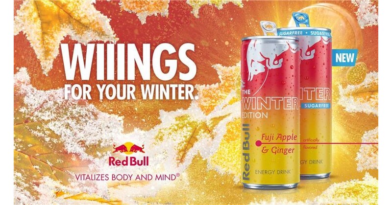 RED BULL REVEALS THE NEW RED BULL WINTER EDITION FUJI APPLE & GINGER