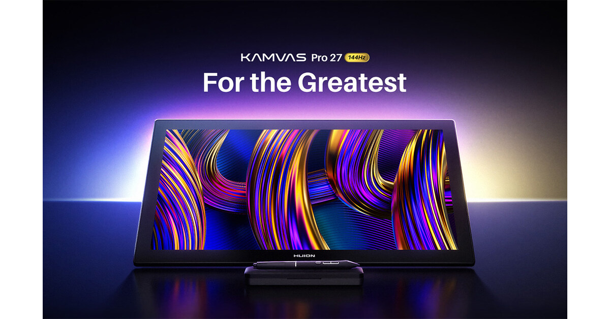 Se presenta Kamvas Pro 27 (144 Hz): la primera pantalla con lápiz ...