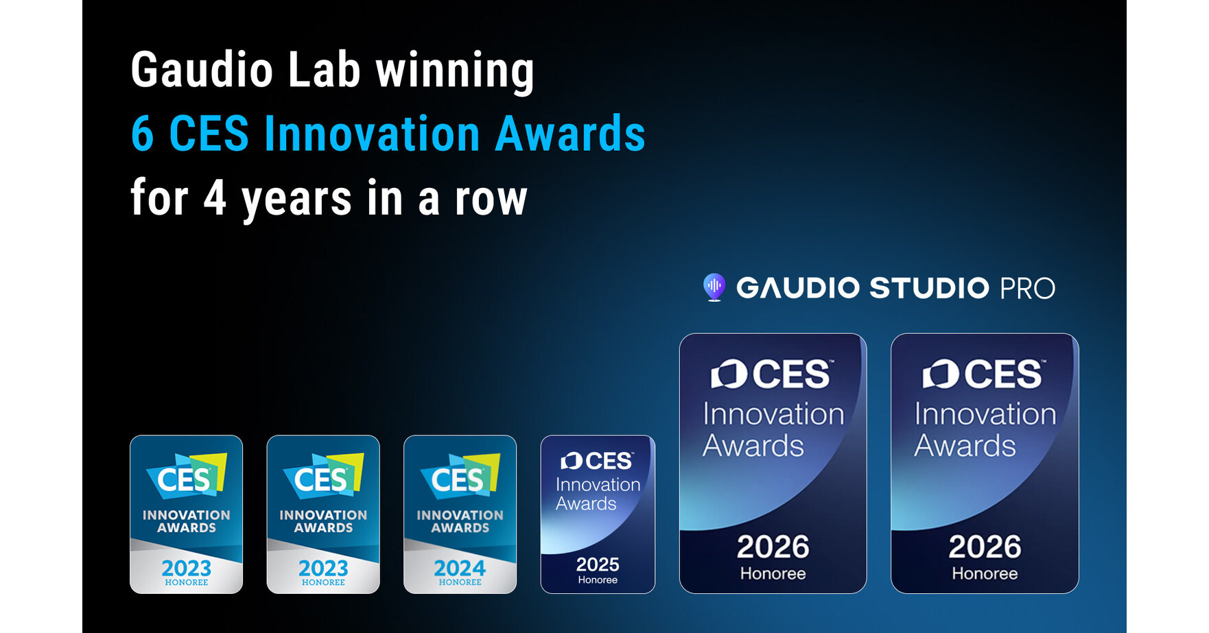 Gaudio Lab Wins Two CES 2026 Innovation Awards with Its AI Audio ...