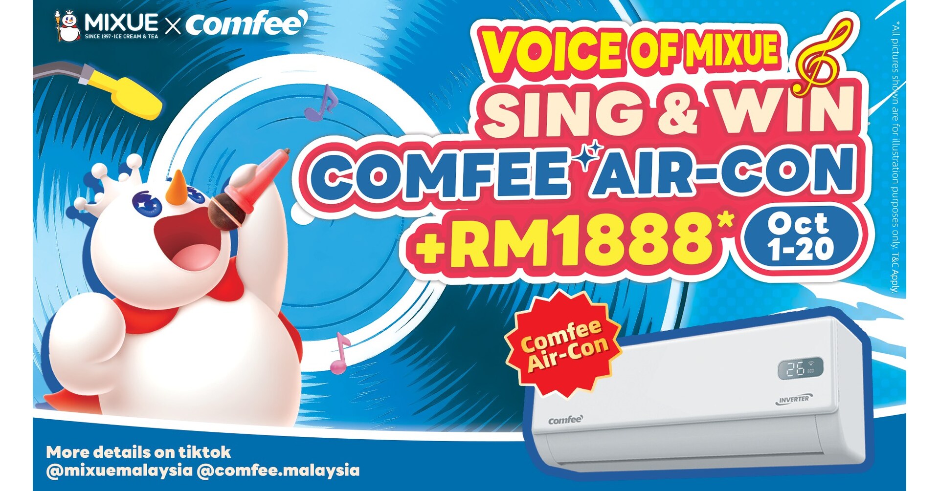 Sing, Sip, and Stay Cool: Comfee and MIXUE Bring Malaysia a Double Chill Experience