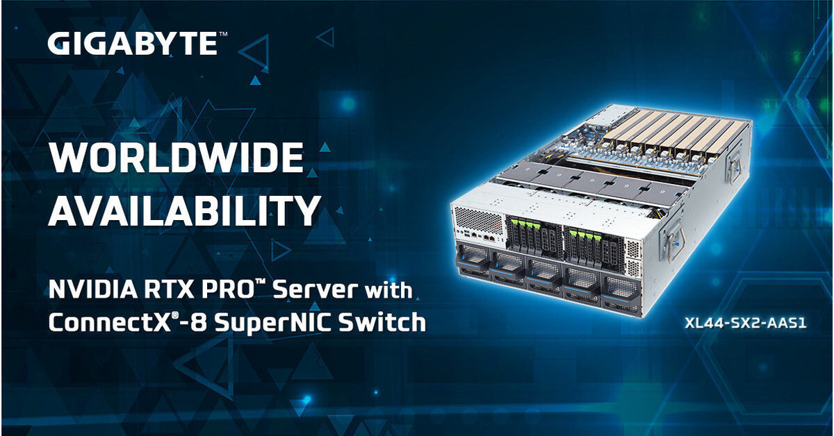 Giga Computing anuncia la disponibilidad mundial de su servidor NVIDIA ...
