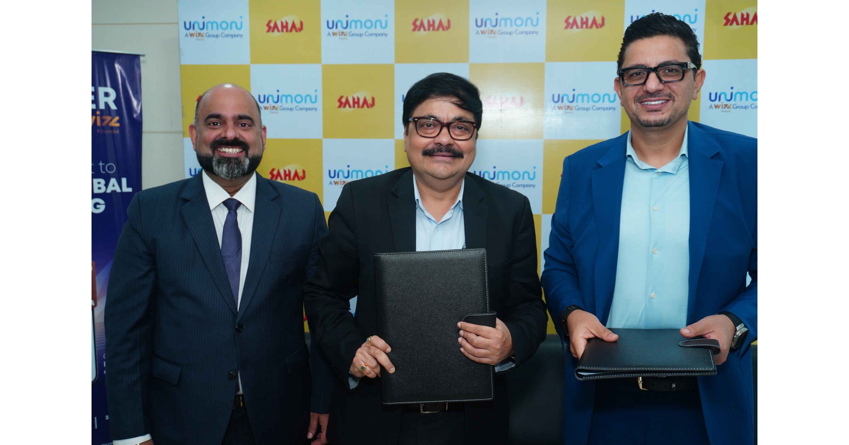 WizzFinancial's Unimoni Signs Strategic Partnership with Sahaj Retail ...