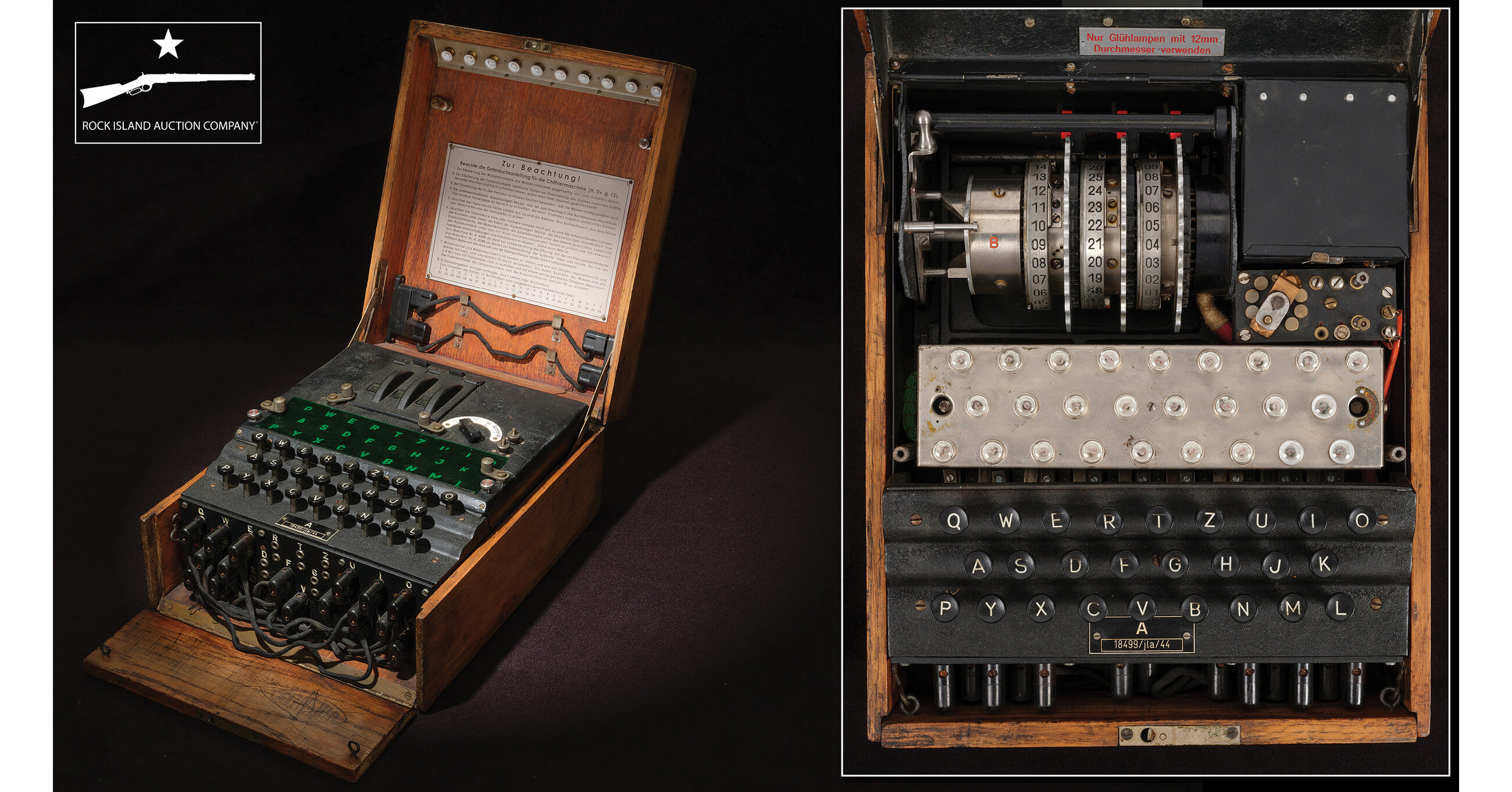 Ultra-Rare WWII German Enigma Machine: A Masterpiece of Military ...