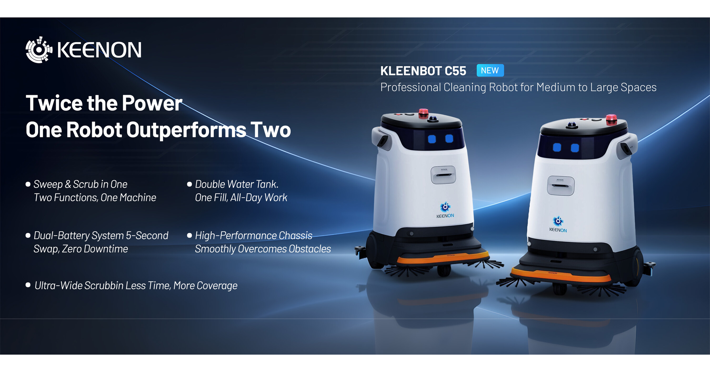 KEENON Robotics présente son robot de nettoyage C55 au salon ISSA ...
