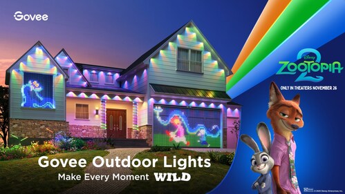 Govee Outdoor Lights Brighten Family Moments in Collaboration with Walt ...