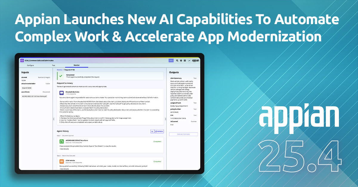 Appian Launches New AI Capabilities To Automate Complex Work ...