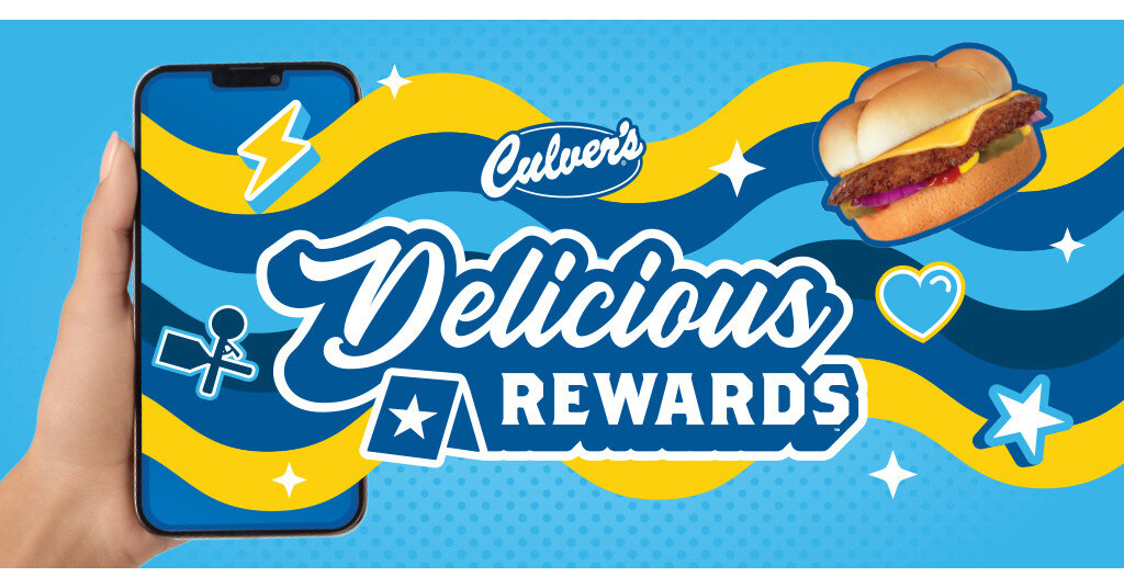 Culver's Launches "Delicious Rewards" Loyalty Program Nationwide on Nov. 17