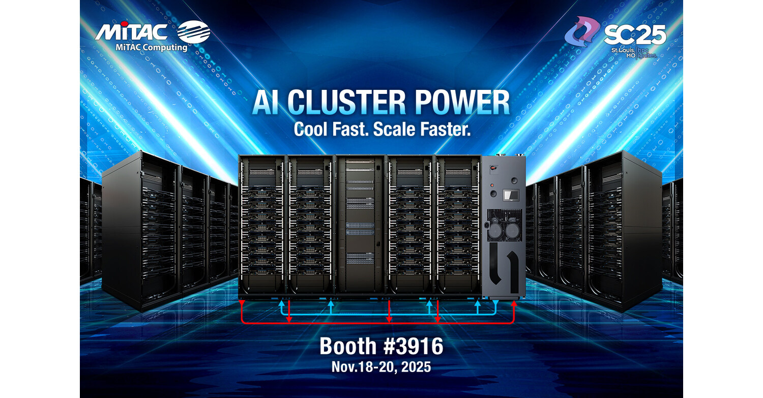 MiTAC Computing Unveils Advanced AI Cluster and Cooling Solutions at ...