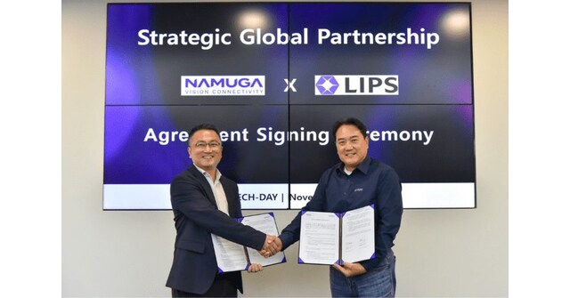 LIPS and Namuga Announce Strategic Alliance to Accelerate Global Commercialization of AI Machine ...