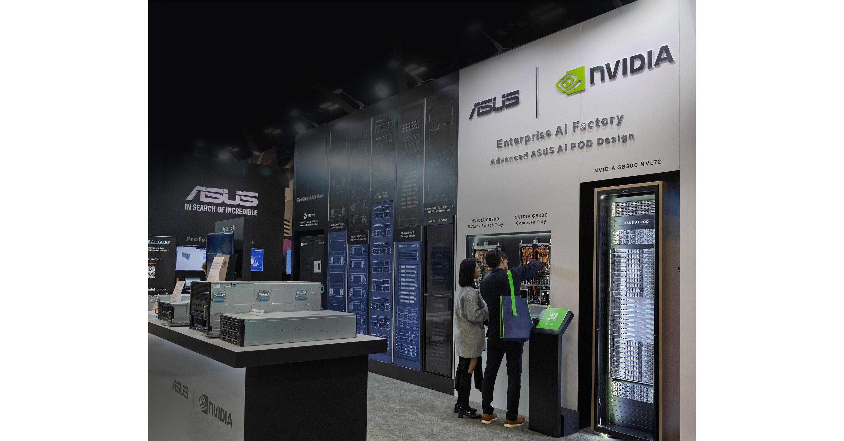 ASUS Showcases NVIDIA GB300 NVL72 at SC25