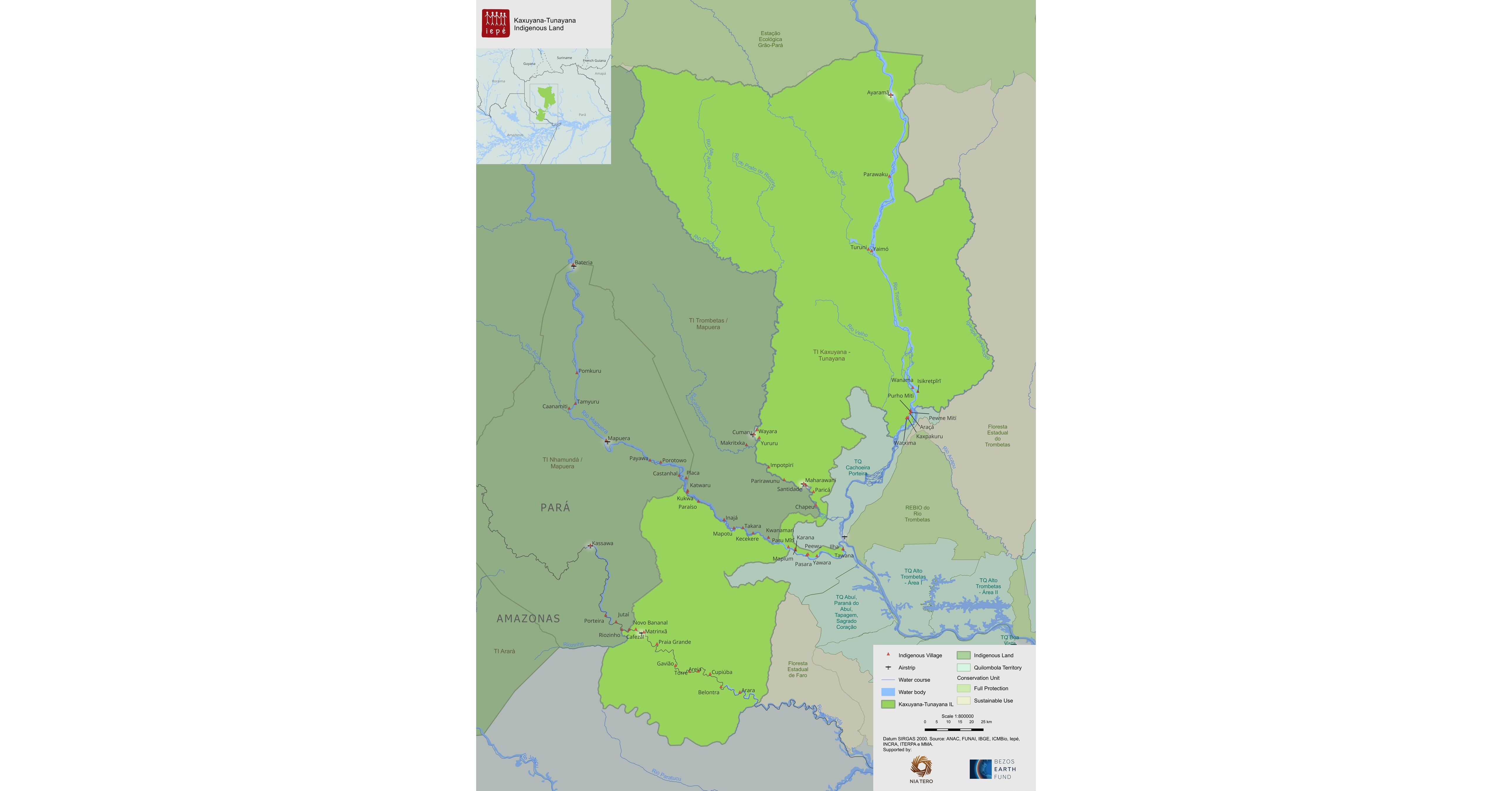 Nia Tero feiert den von Einheimischen geführten Sieg bei der Abgrenzung von Kaxuyana-Tunayana ...