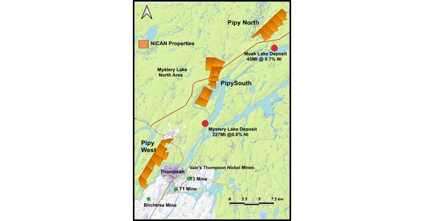 NiCAN Commences Drilling on the Pipy South Project in Thompson Nickel ...