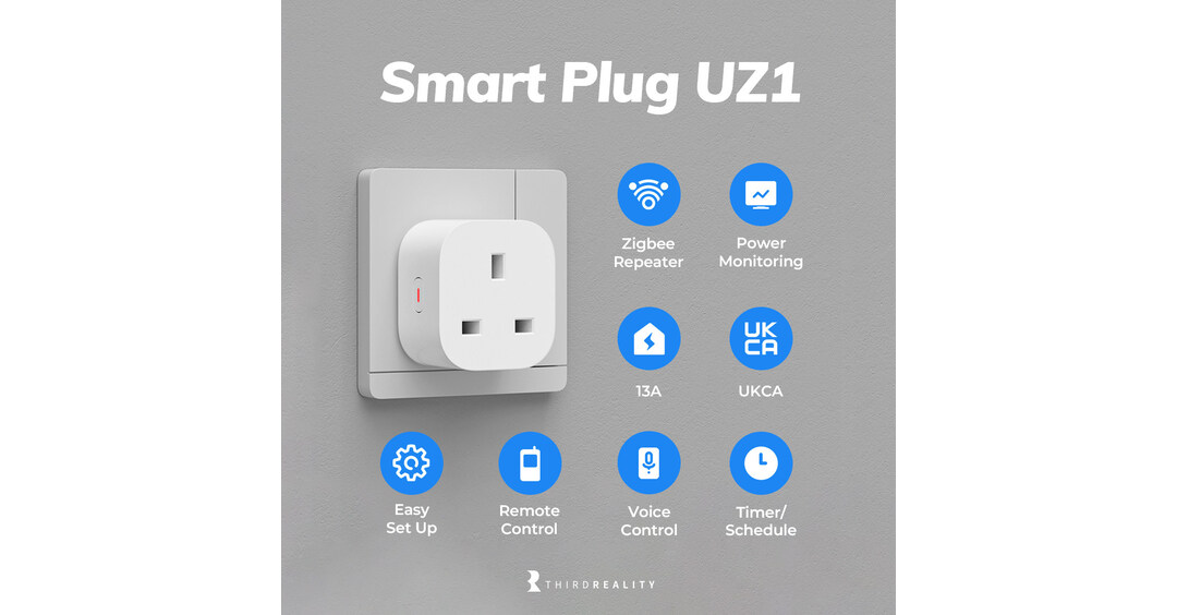 Power Smarter, Live Greener -- THIRDREALITY Introduces the Smart Plug UZ1 with Energy Monitoring ...