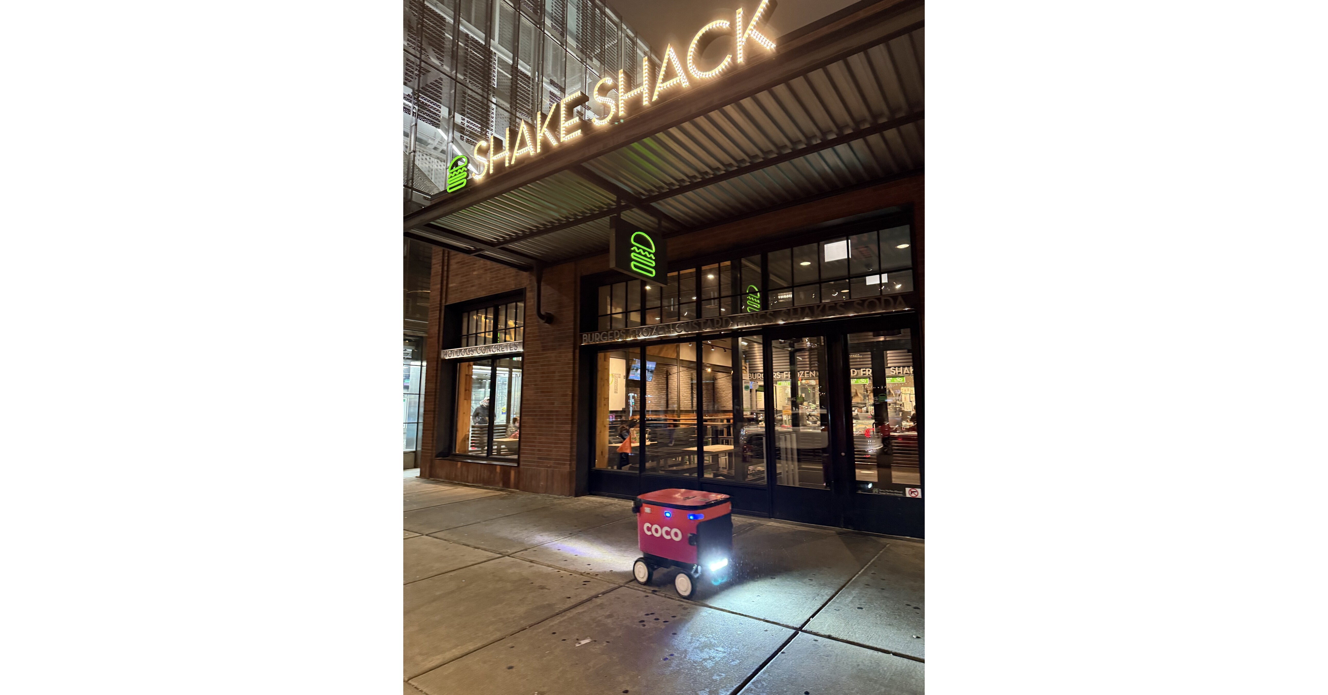 Coco Robotics and Shake Shack Partner to Bring Zero-Emission Robot ...