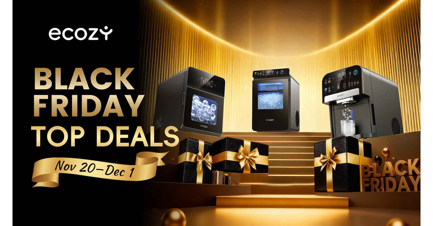 ecozy Launches Black Friday Ice Maker Series Deals--Holiday Gift Picks ...