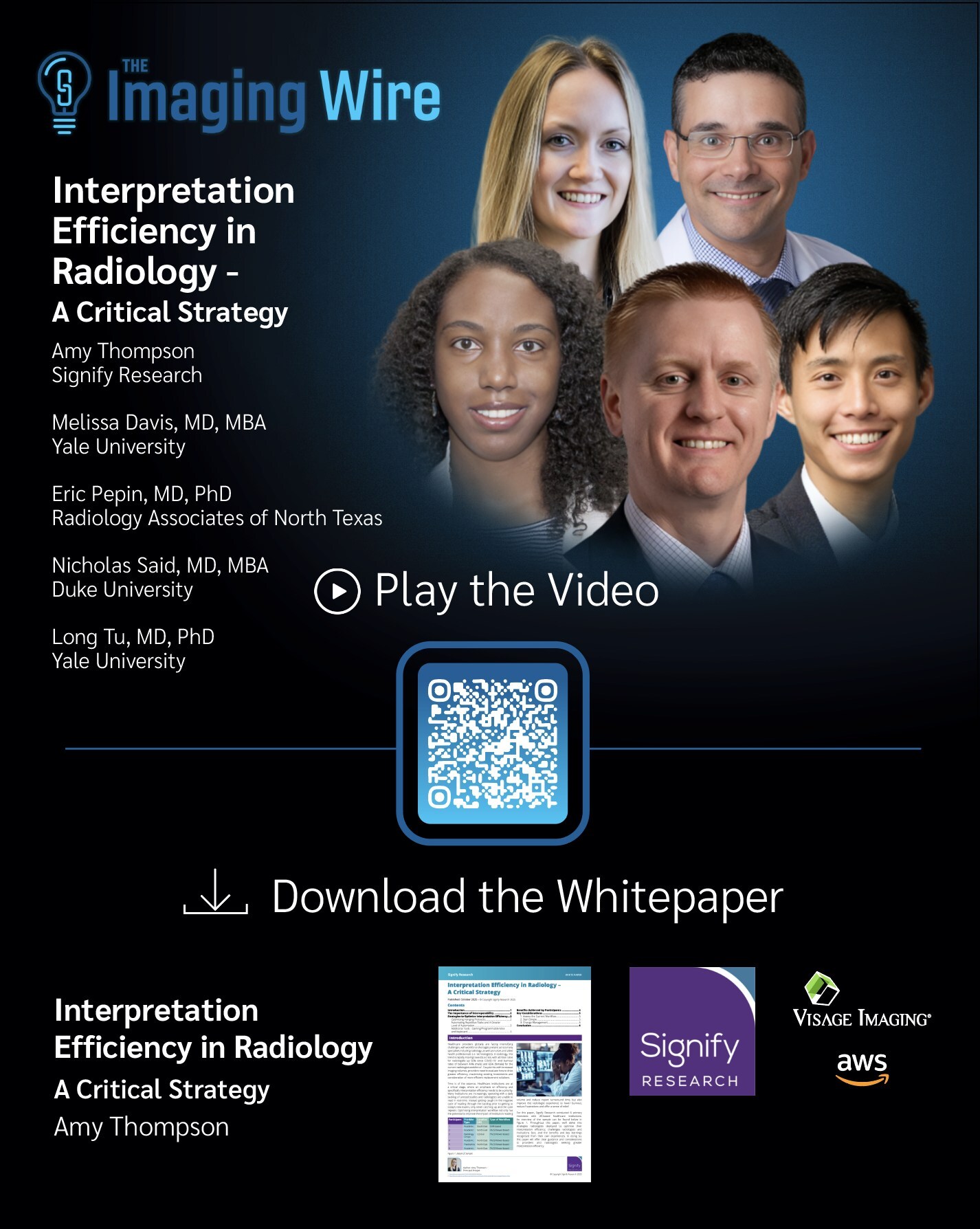 Visage Propels AI Optimized Enterprise Imaging at RSNA 2025 – San Diego ...