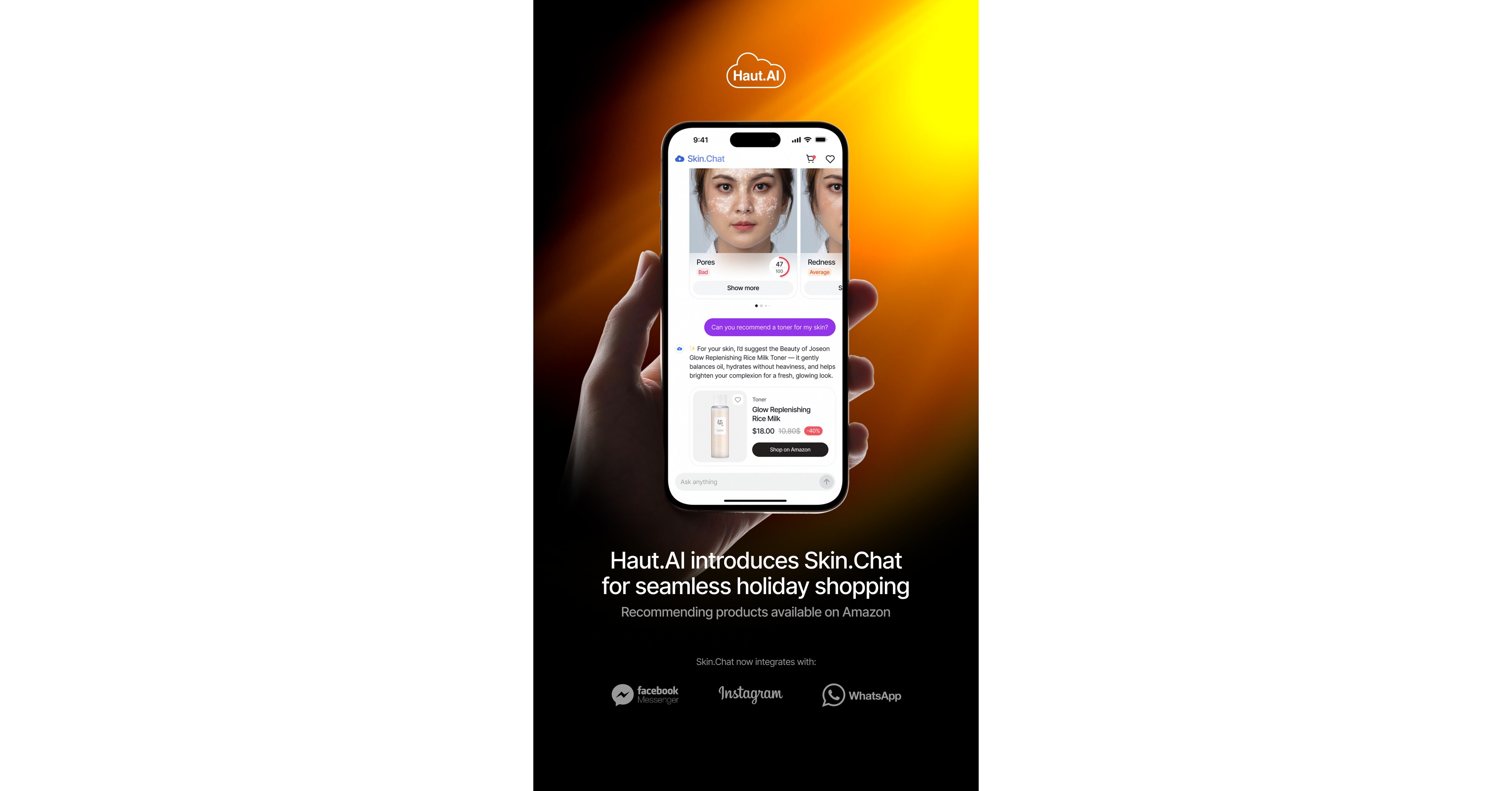 Haut.AI Launches First Consumer Version of Skin.Chat, Its Beauty AI ...