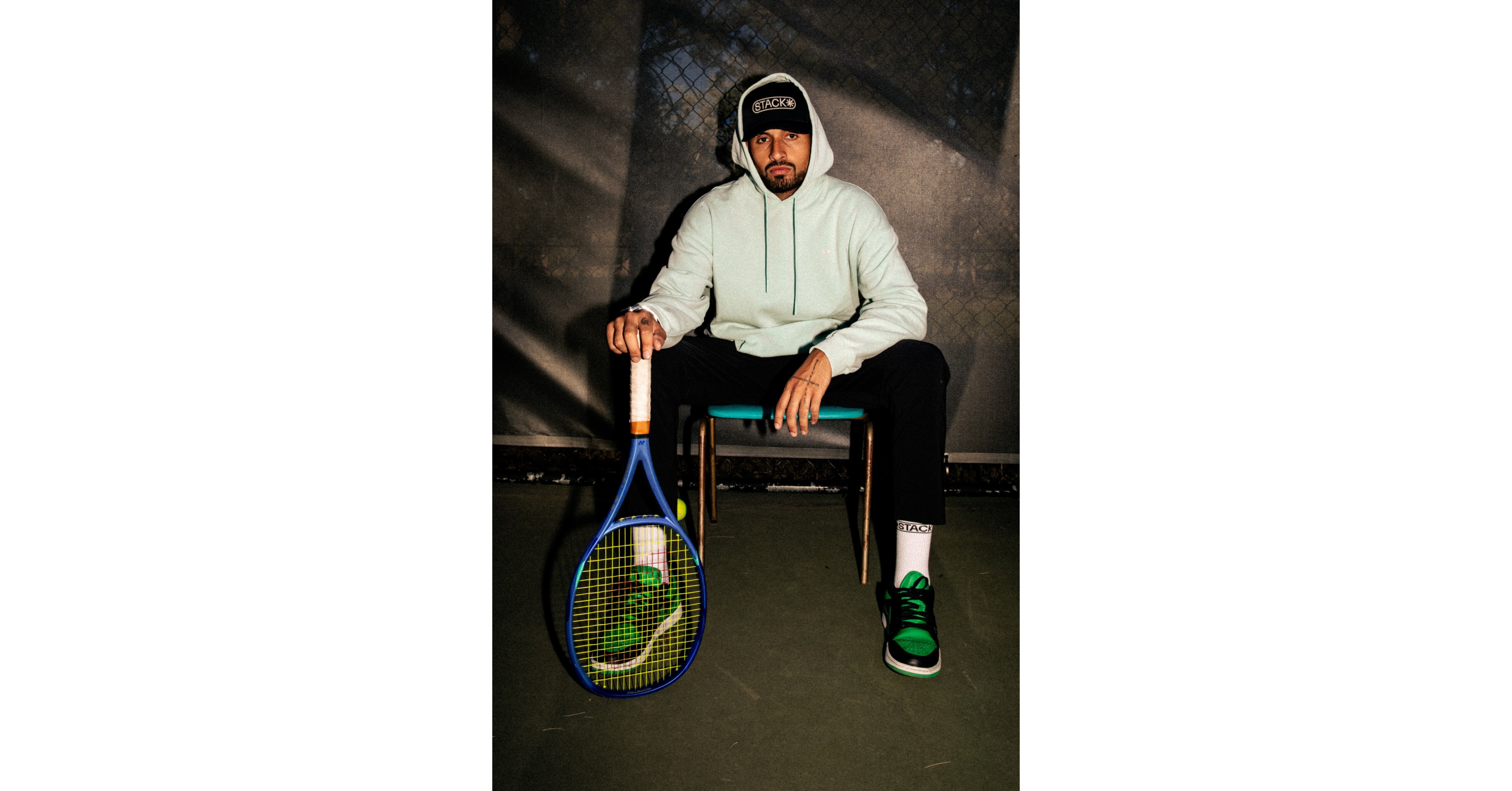 NICK KYRGIOS JOINS STACK ATHLETICS AS OWNER & CREATIVE DIRECTOR