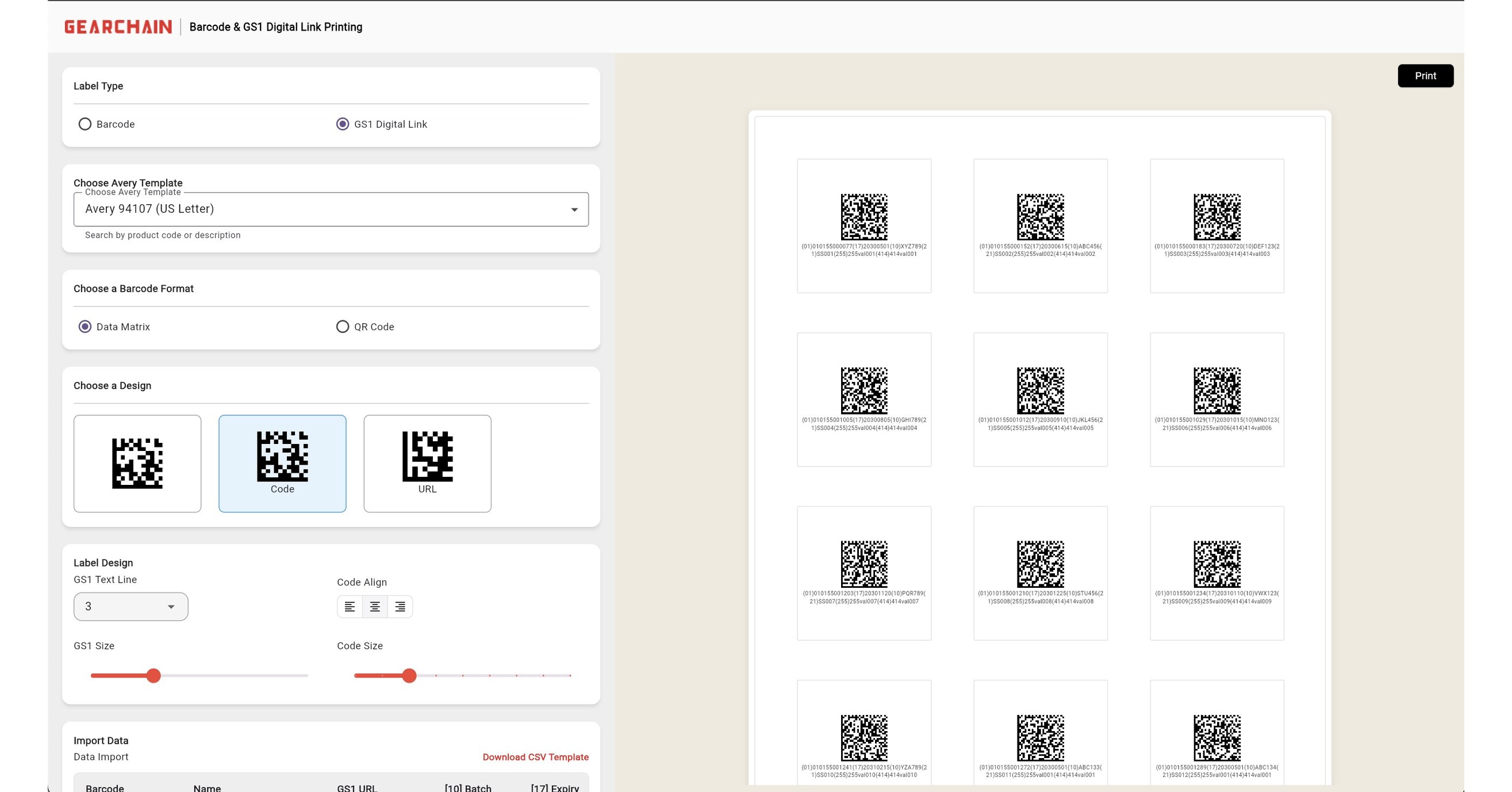 GearChain Simplifies Large-scale Barcode Creation and Printing with ...