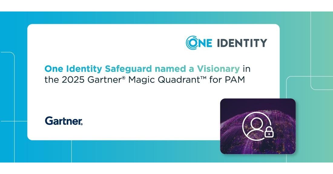 One Identity Safeguard Named a Visionary in the 2025 Gartner Magic Quadrant for PAM