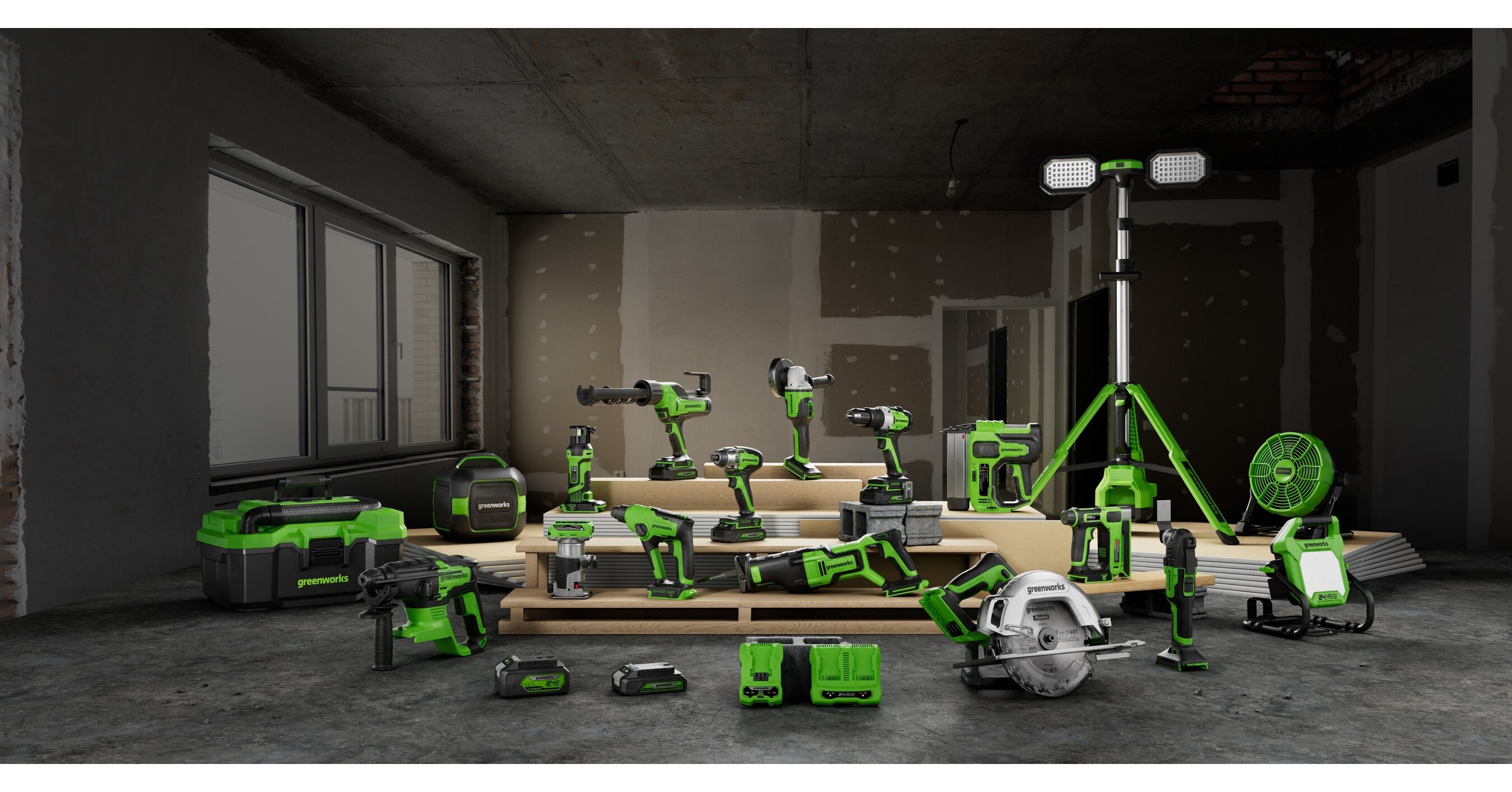 Greenworks Powers the Holidays with 24 Days of Giving - Daily Prizes from the Expanded POWERALL ...